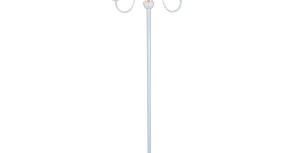 HOMELIGHTING ΦΩΤΙΣΤΙΚΟ ΔΑΠΕΔΟΥ ΜΕΤΑΛΛΙΚΟ ΛΕΥΚΟ DUNE 77-3347