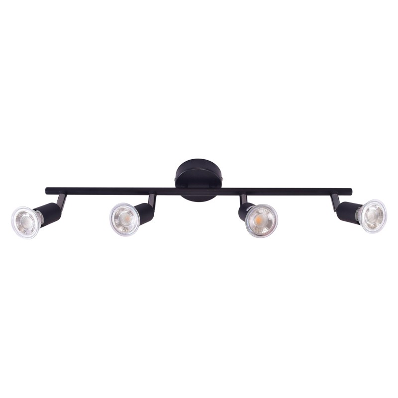 HOMELIGHTING ΣΠΟΤ ΜΕΤΑΛΛΙΚΟ ΜΑΥΡΟ SABA 77-3557