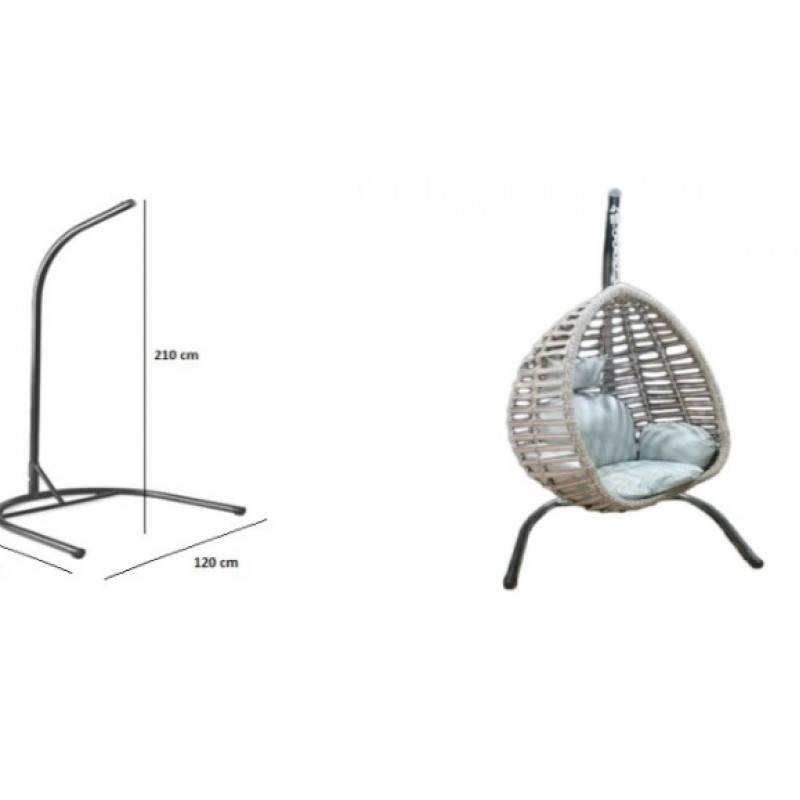 5397 G ΚΟΥΝΙΑ ΚΡΕΜΑΣΤΗ WICKER ΜΕ ΒΑΣΗ ΥΛΙΚΟ ΑΛΟΥΜΙΝΙΟ ΣΚΕΛΕΤΟΣ ΚΑΙ ...