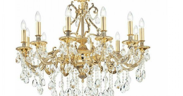 IDEAL LUX 12ΦΩΤΟΣ ΠΟΛΥΕΛΑΙΟΣ ΜΕ ΚΡΥΣΤΑΛΛΑ ΧΡΥΣΟΣ GIOCONDA SP12 164960