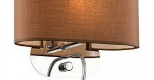 ΕΠΙΤΟΙΧΟ ΦΩΤΙΣΤΙΚΟ 2ΦΩΤΟ ΜΕΤΑΛΛΙΚΟ ΚΑΦΕ SHERATON AP2 074917 | IDEAL LUX