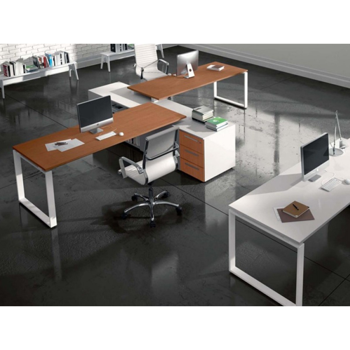 ΕΠΙΠΛΟ ΓΡΑΦΕΙΟΥ workstation 2 ( M100 -140 B 60 Y75 CM ) η τιμή αφορά ...