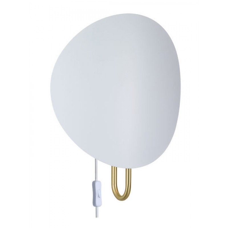 Nordlux Επίτοιχο Φωτιστικό Spargo LED E27 Λευκό/Brass - 2320361001