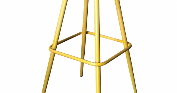 ΣΚΑΜΠΩ ΜΠΑΡ ΜΕΤΑΛΛΙΚΟ ΚΙΤΡΙΝΟ TS376 42X42X73 εκ. - Just Shop | Έπιπλα ...