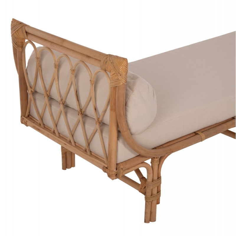 ΚΑΝΑΠΕΣ ΕΞΩΤΕΡΙΚΟΥ ΧΩΡΟΥ CHARMELLA HM9659 ΦΥΣΙΚΟ RATTAN-ΜΠΕΖ ΜΑΞΙΛΑΡΙΑ ...