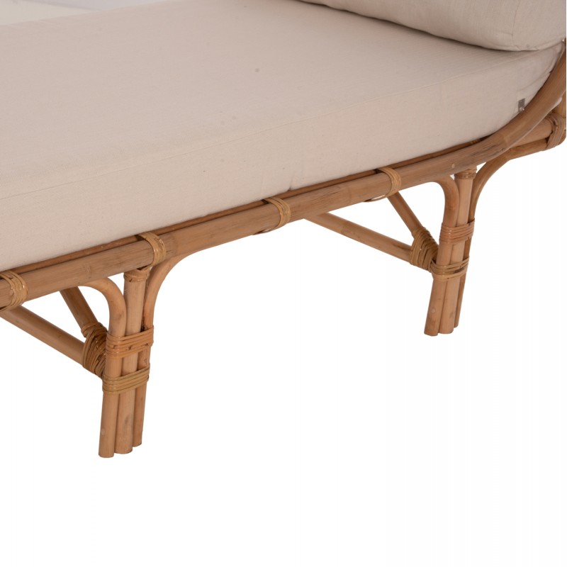ΚΑΝΑΠΕΣ ΕΞΩΤΕΡΙΚΟΥ ΧΩΡΟΥ CHARMELLA HM9659 ΦΥΣΙΚΟ RATTAN-ΜΠΕΖ ΜΑΞΙΛΑΡΙΑ ...