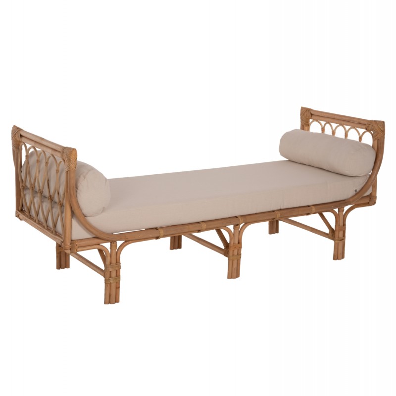 ΚΑΝΑΠΕΣ ΕΞΩΤΕΡΙΚΟΥ ΧΩΡΟΥ CHARMELLA HM9659 ΦΥΣΙΚΟ RATTAN-ΜΠΕΖ ΜΑΞΙΛΑΡΙΑ ...