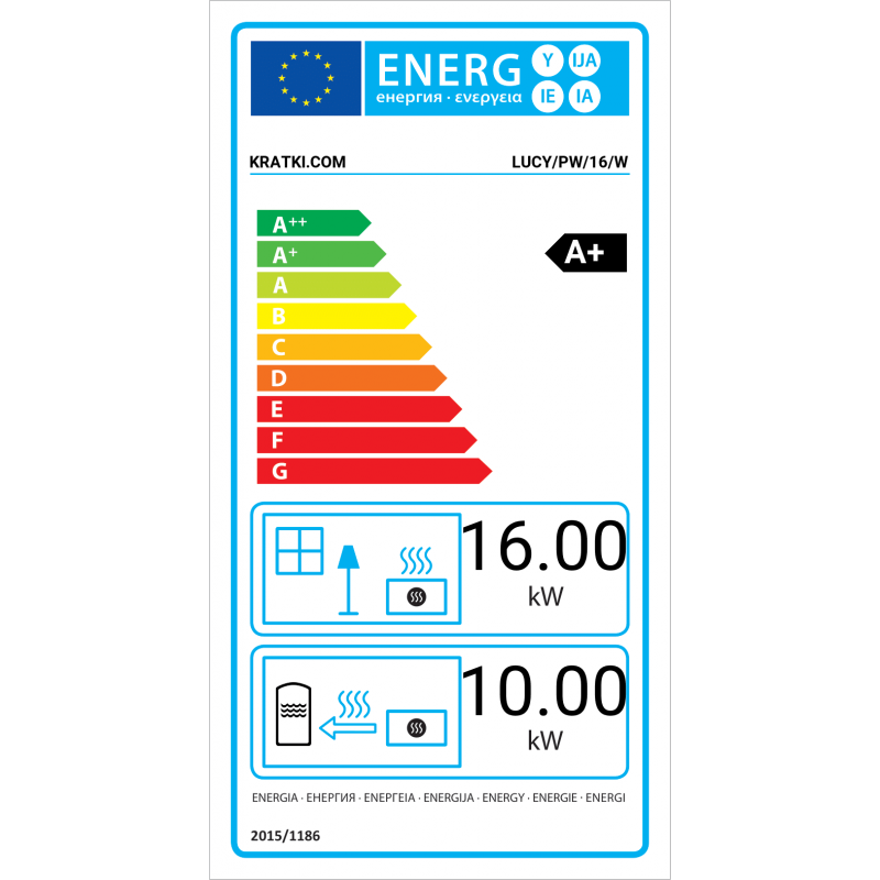 KRATKI LUCY/PW/16/W ΑΝΟΙΓΟΜΕΝΟ (Α+) 16KW ECODESIGN (120-200M2) ΤΖΑΚΙ ...