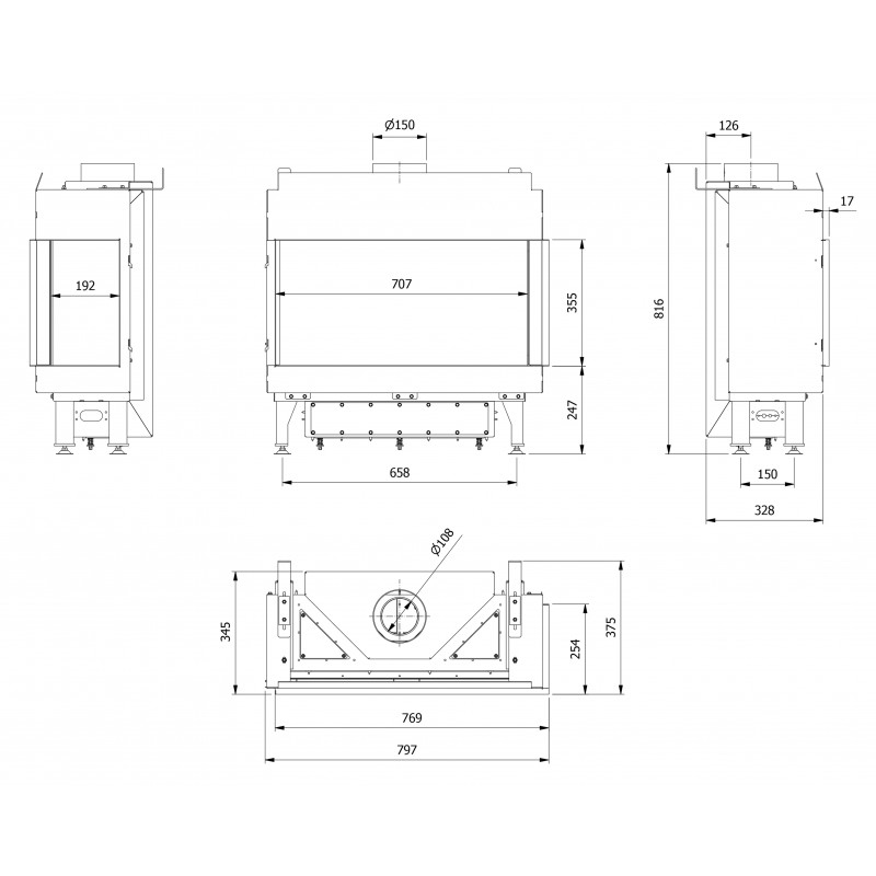 KRATKI LEO/P/70/G20 ΔΕΞΙΑ ΓΩΝΙΑ ΕΝΕΡΓΕΙΑΚΟ ΤΖΑΚΙ ΦΥΣΙΚΟΥ ΑΕΡΙΟΥ 7,3KW ...