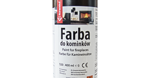 KRATKI FARBA/SPRAY 400ML ΧΡΩΜΑ ΑΝΘΕΚΤΙΚΟ ΣΤΗ ΘΕΡΜΟΤΗΤΑ ΓΙΑ ΕΣΤΙΕΣ ΚΑΙ ...